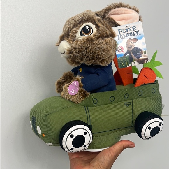 Universal | Toys | Peter Rabbit Plush Toy In Green Car | Poshmark